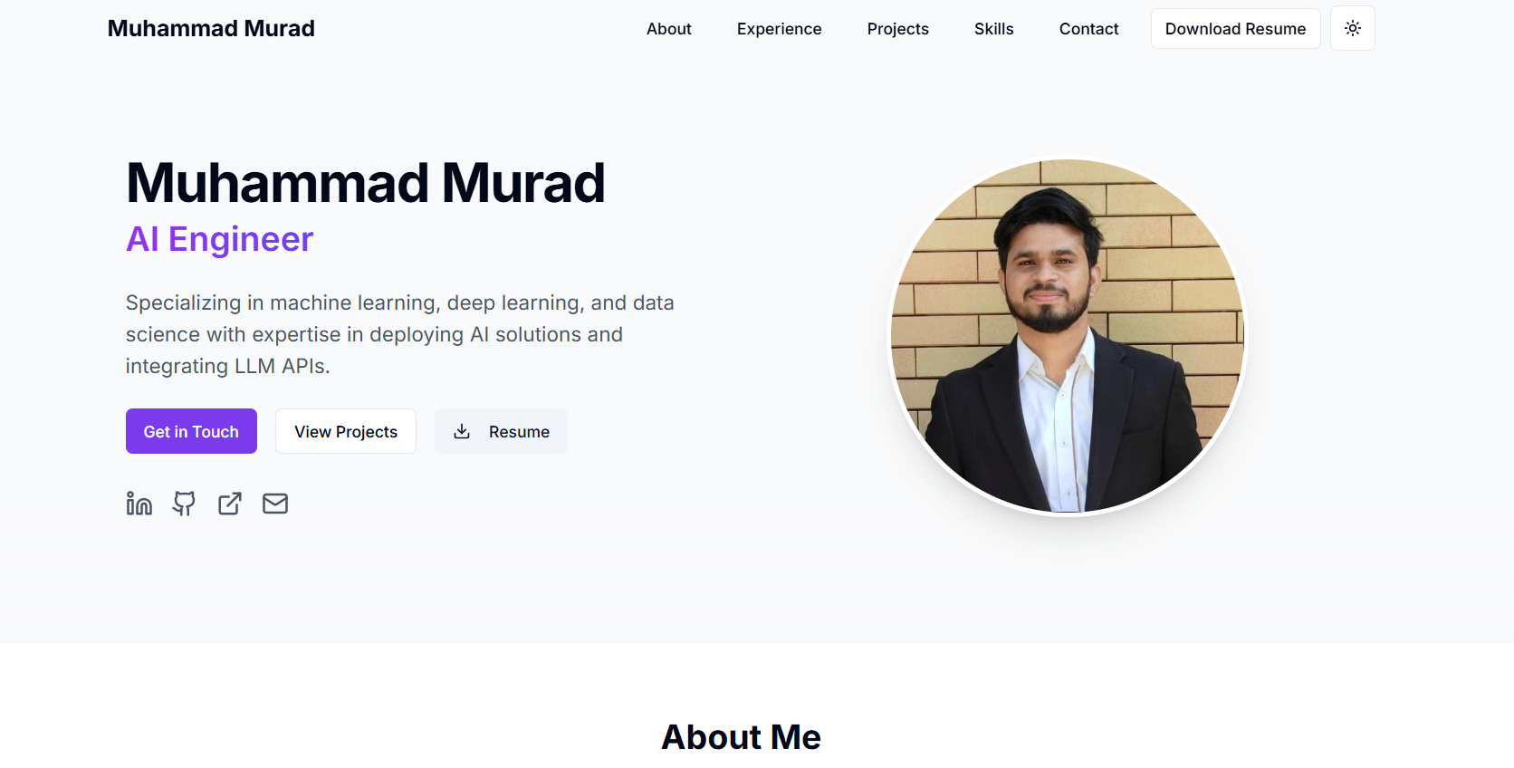 v0 - Muhammad Murad Portfolio - v0 by Vercel